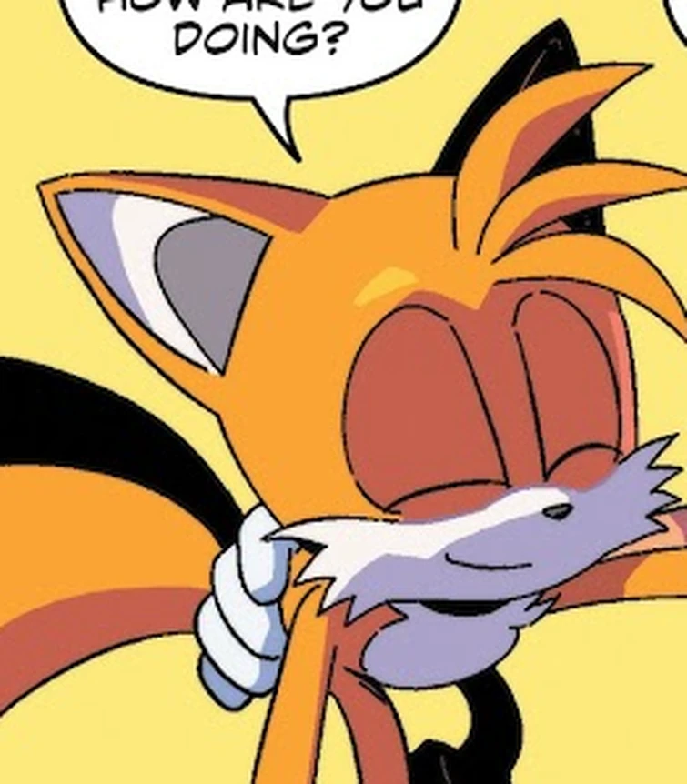 from now on I shall try to use Sonic reaction images from the comics ...