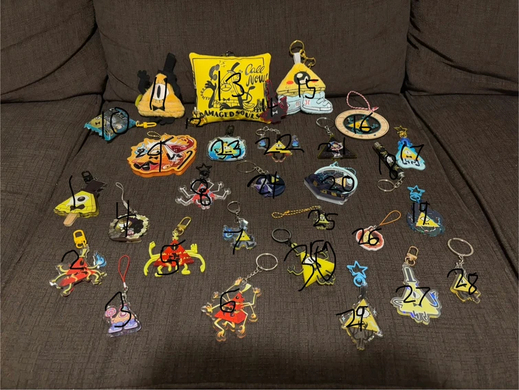 Here it is- MY BILL KEYCHAIN COLLECTION!!!!!!! 😍😍😍💕💕 | Fandom