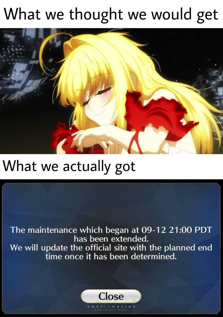 How LONG will the maintenance end!?!!?! | Fandom