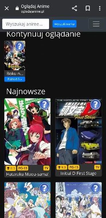 Jeśli nie wiecie gdzie ogl anime i MHA to polecam Str oglądaj anime ...