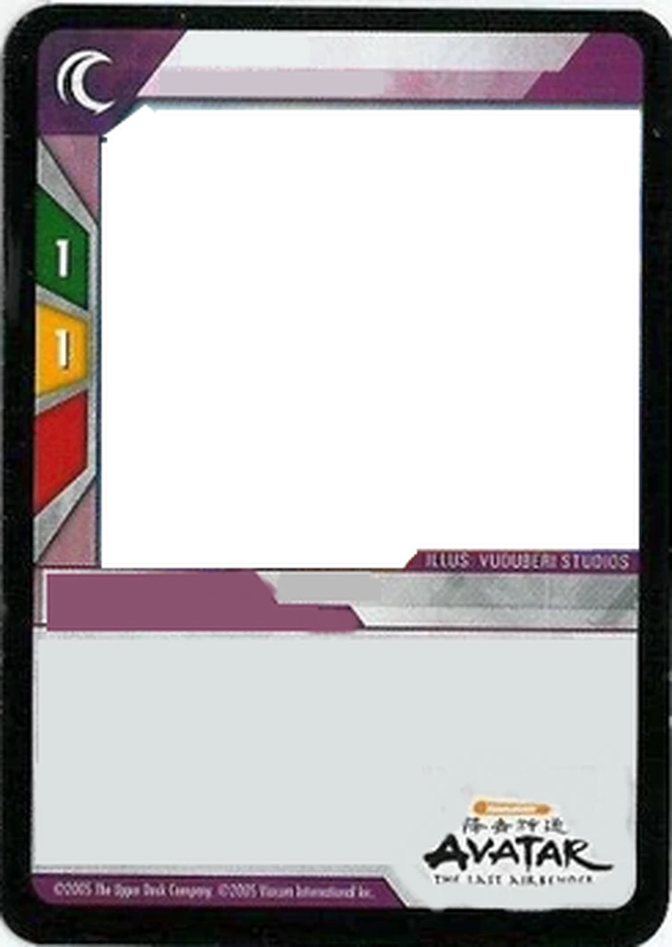 I made an ATLA card game. I'll post pictures of the current cards. | Fandom