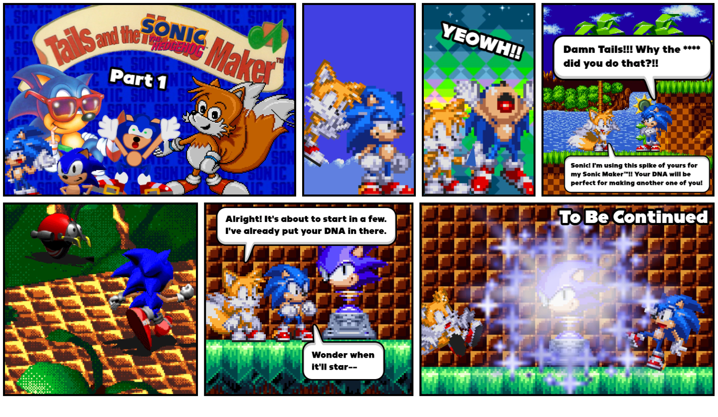 a blue rat comic #11: Tails and the Sonic Maker | Fandom