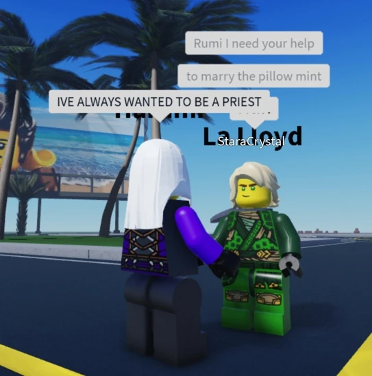 lloyd got married to a pillow mint | Fandom