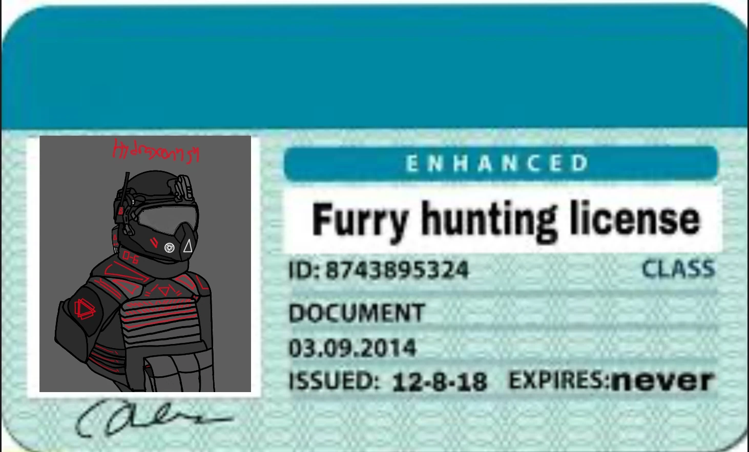 You should: show me your furry hunting licence NOW | Fandom