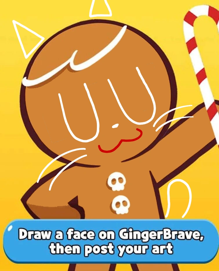 I made a face for Gingerbrave | Fandom