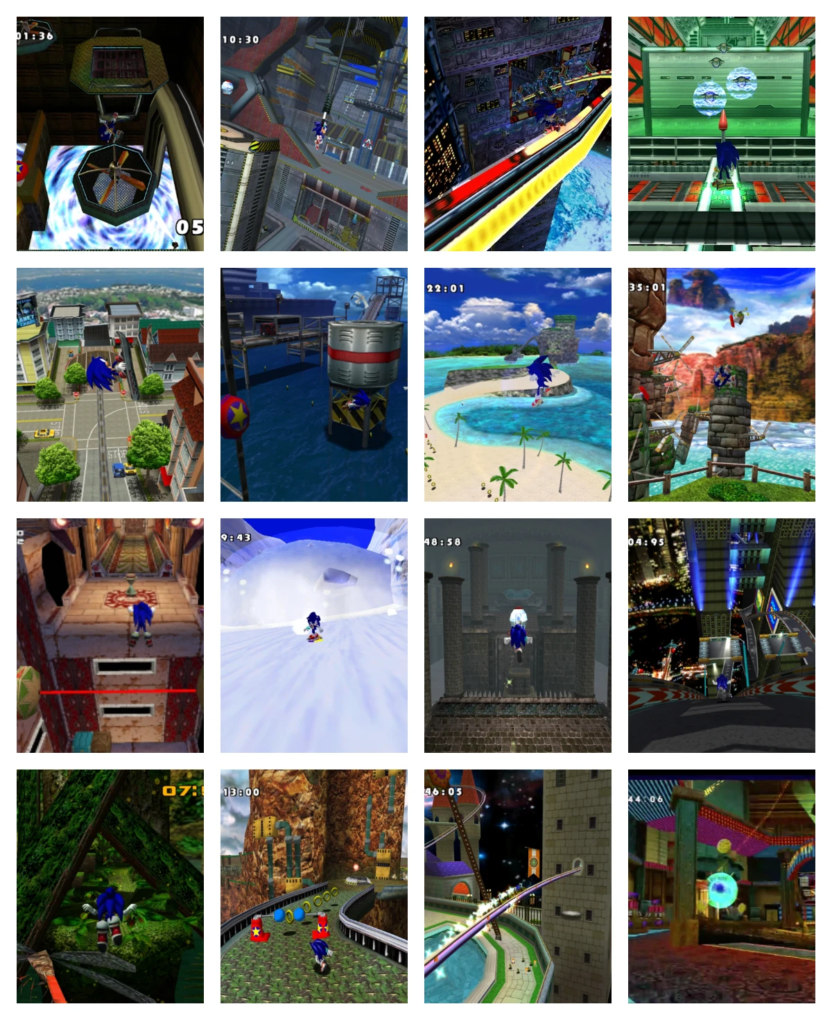 Pick 1 Adventure Sonic stage from each row | Fandom