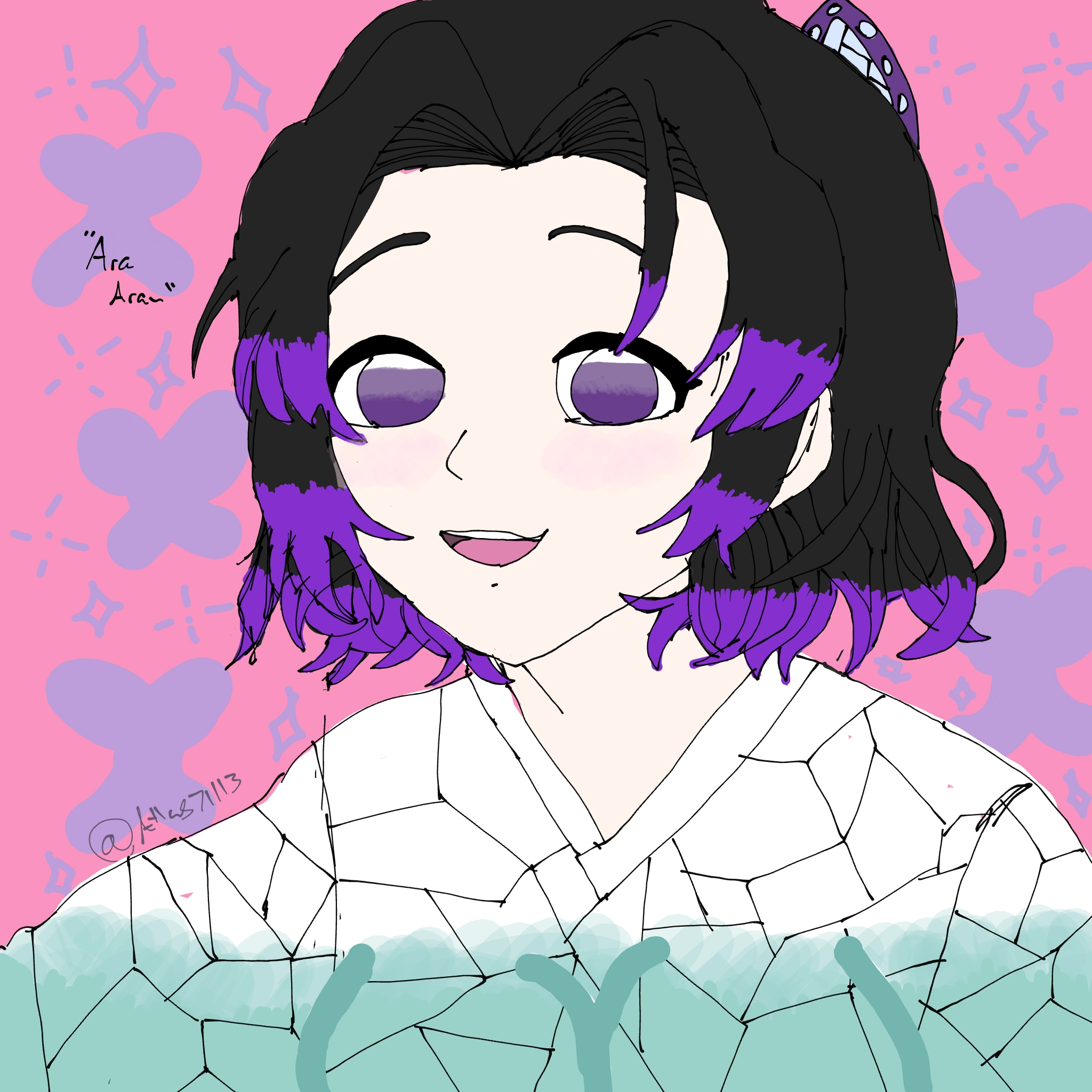 Shinobu with her hair down! | Fandom