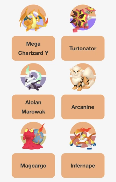 See How You Like These Choices of Kiawe’s Possible Fire Type Team | Fandom