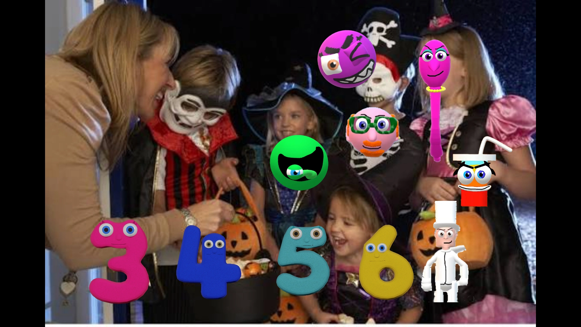 Numberjacks Are On Their Way Trick Or Treat S1E7 | Fandom