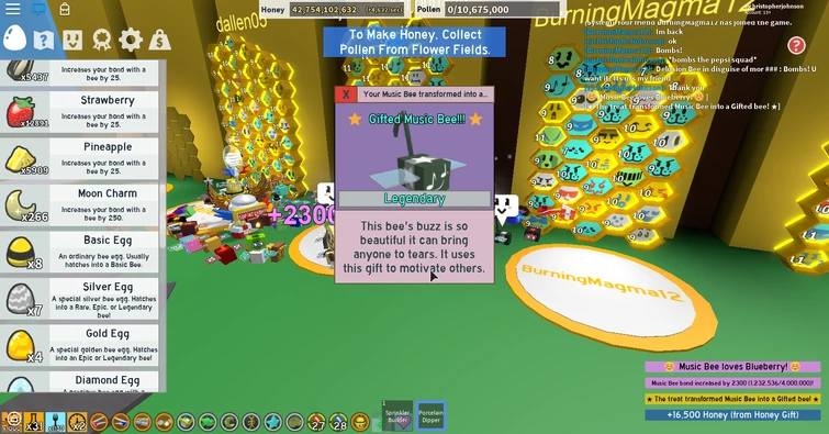 Now I only need the gifted event bees left(7th and final gifted bee ...