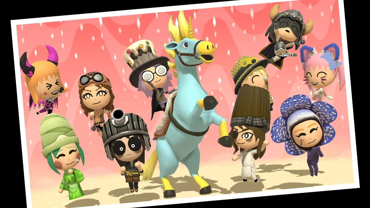 The original ending photo from the Miitopia 3DS Version is still in the ...
