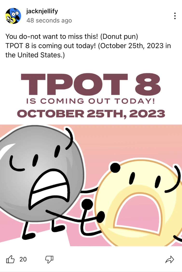 TPOT 8 IS COMING TODAY! | Fandom