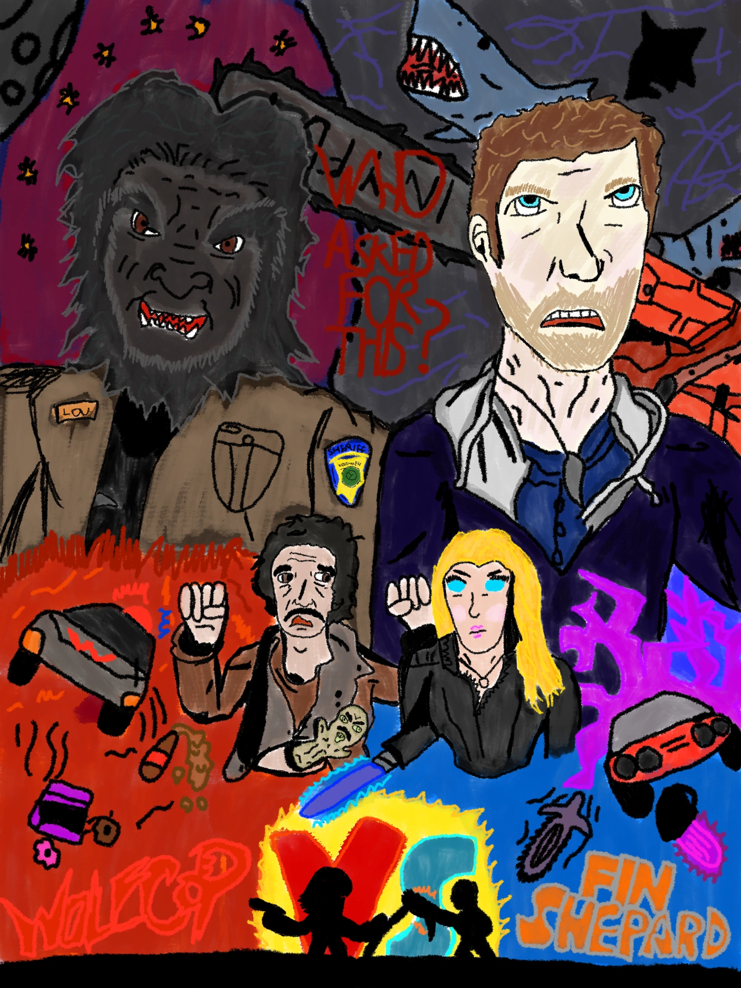 WOLFCOP VS FIN SHEPARD FIGHT ART | Fandom