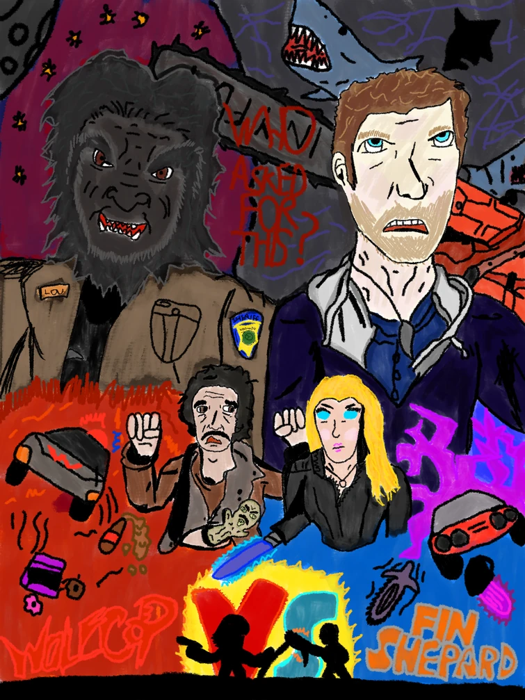 WOLFCOP VS FIN SHEPARD FIGHT ART | Fandom