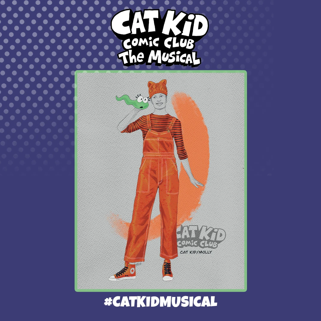 Cat Kid Comic Club: The Musical - First Look at Li'l Petey and Molly ...