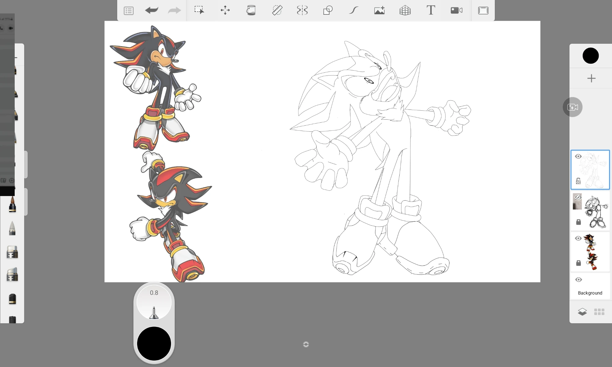 Workin' on a new drawing in honor of Sonic x Shadow Generations. | Fandom