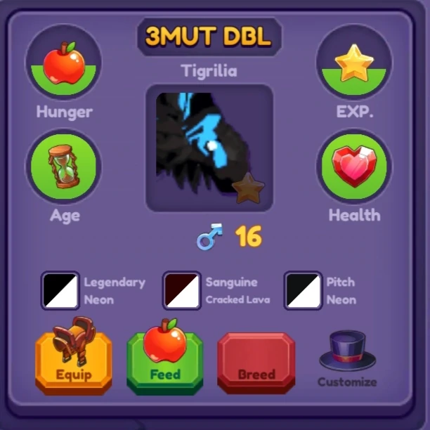 trading/selling 3mut DBL 1/3 CL tigrilia | Fandom