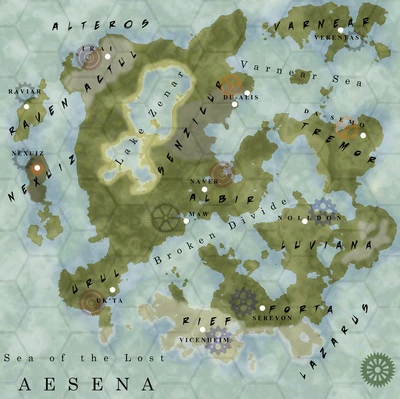 World Map | Aesena Wiki | Fandom