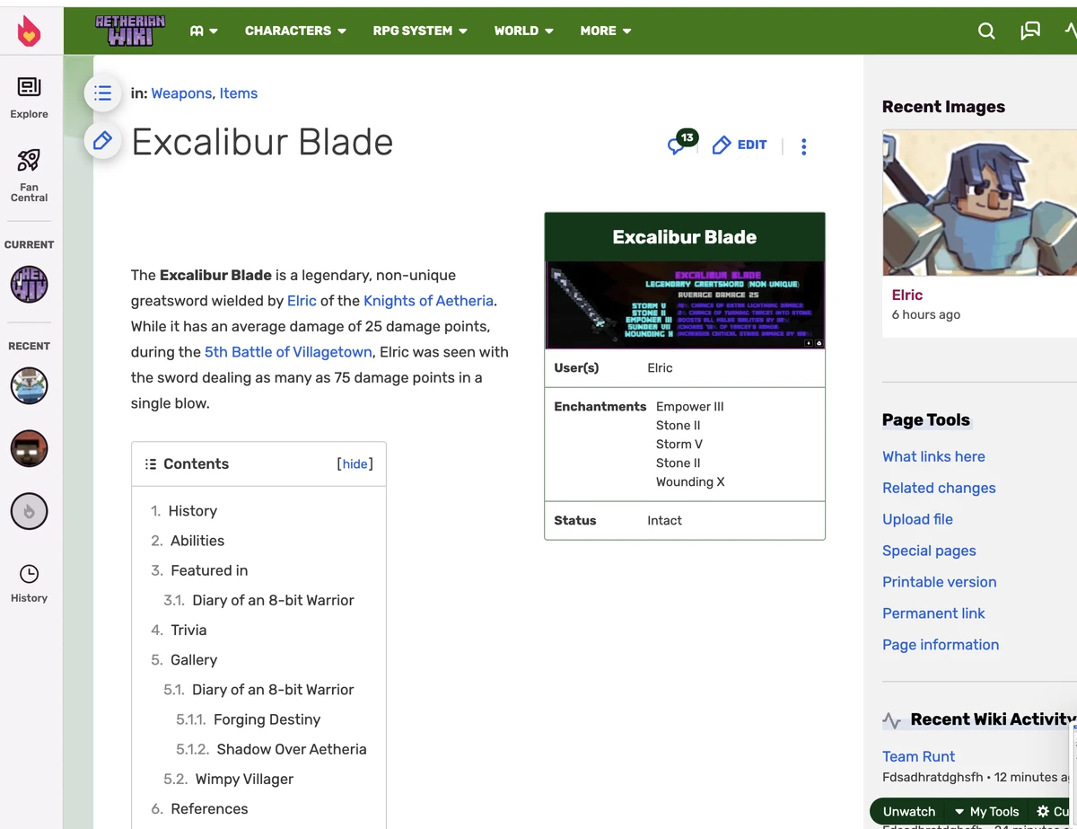 Aetherian Wiki:Manual of Style/Items | Aetherian Wiki | Fandom