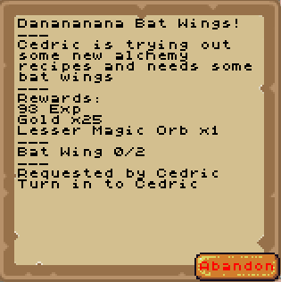 Danananana Bat Wings! | Aetherion Online Wiki | Fandom