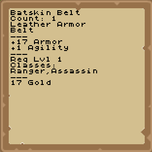 Batskin Belt | Aetherion Online Wiki | Fandom