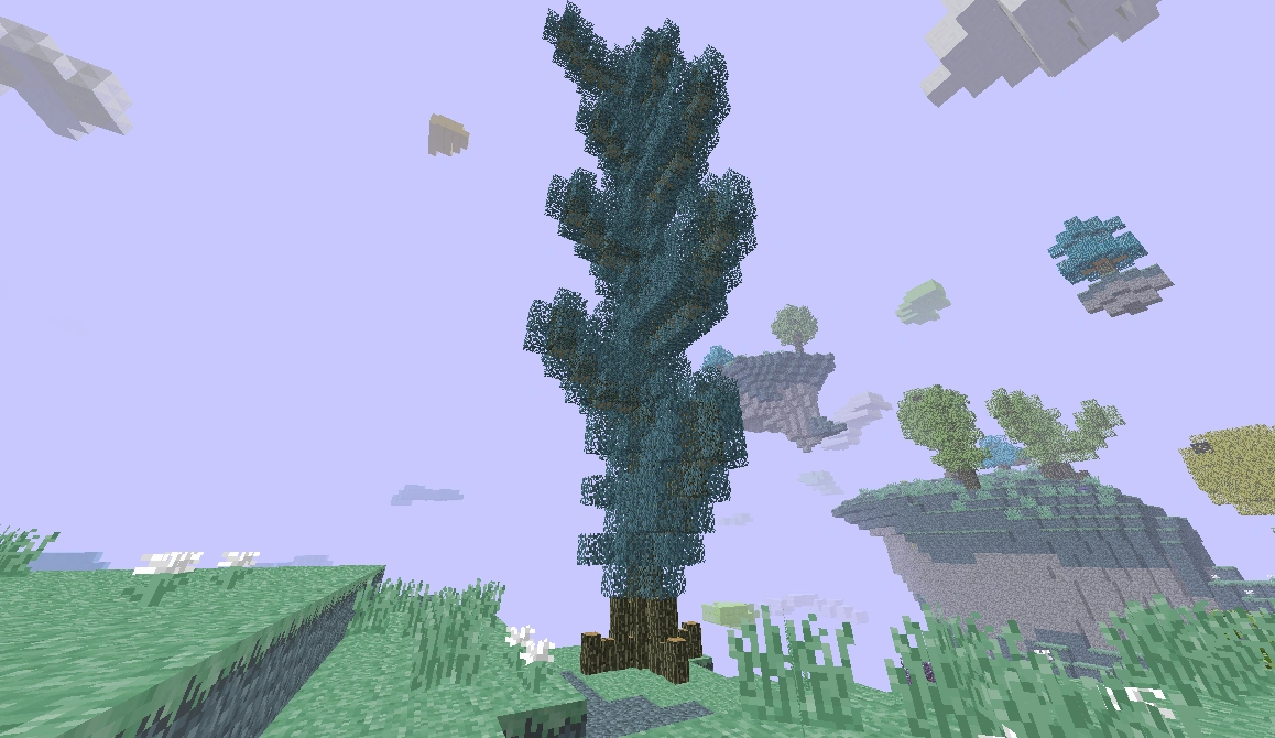 Dark Blue Skyroot Tree | The Aether Wiki: Genesis of the Void | Fandom