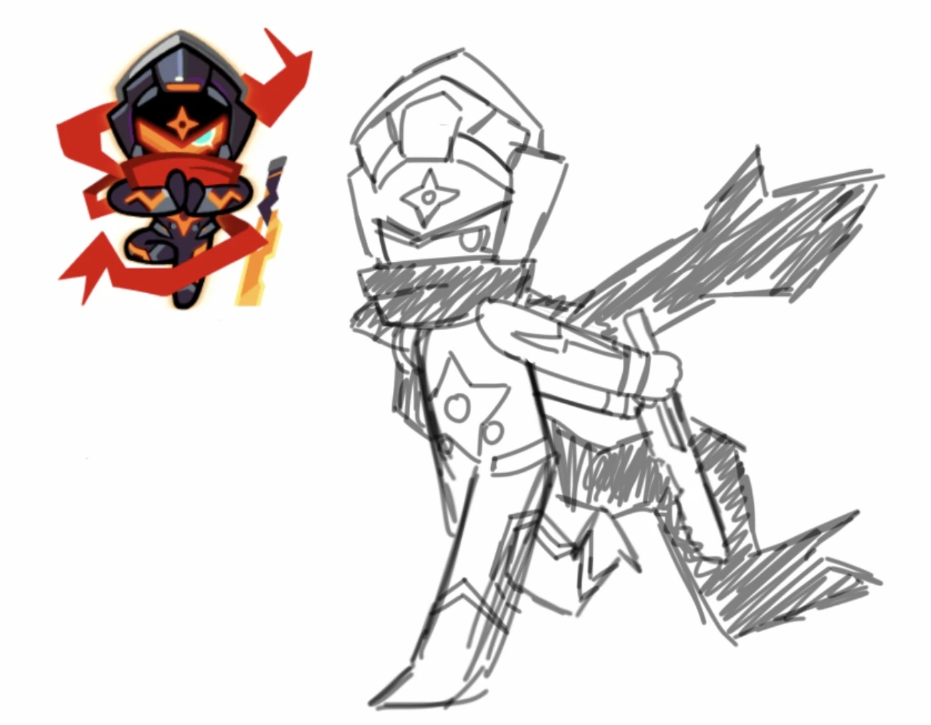 Ninja Cookie Costume Doodle | Fandom