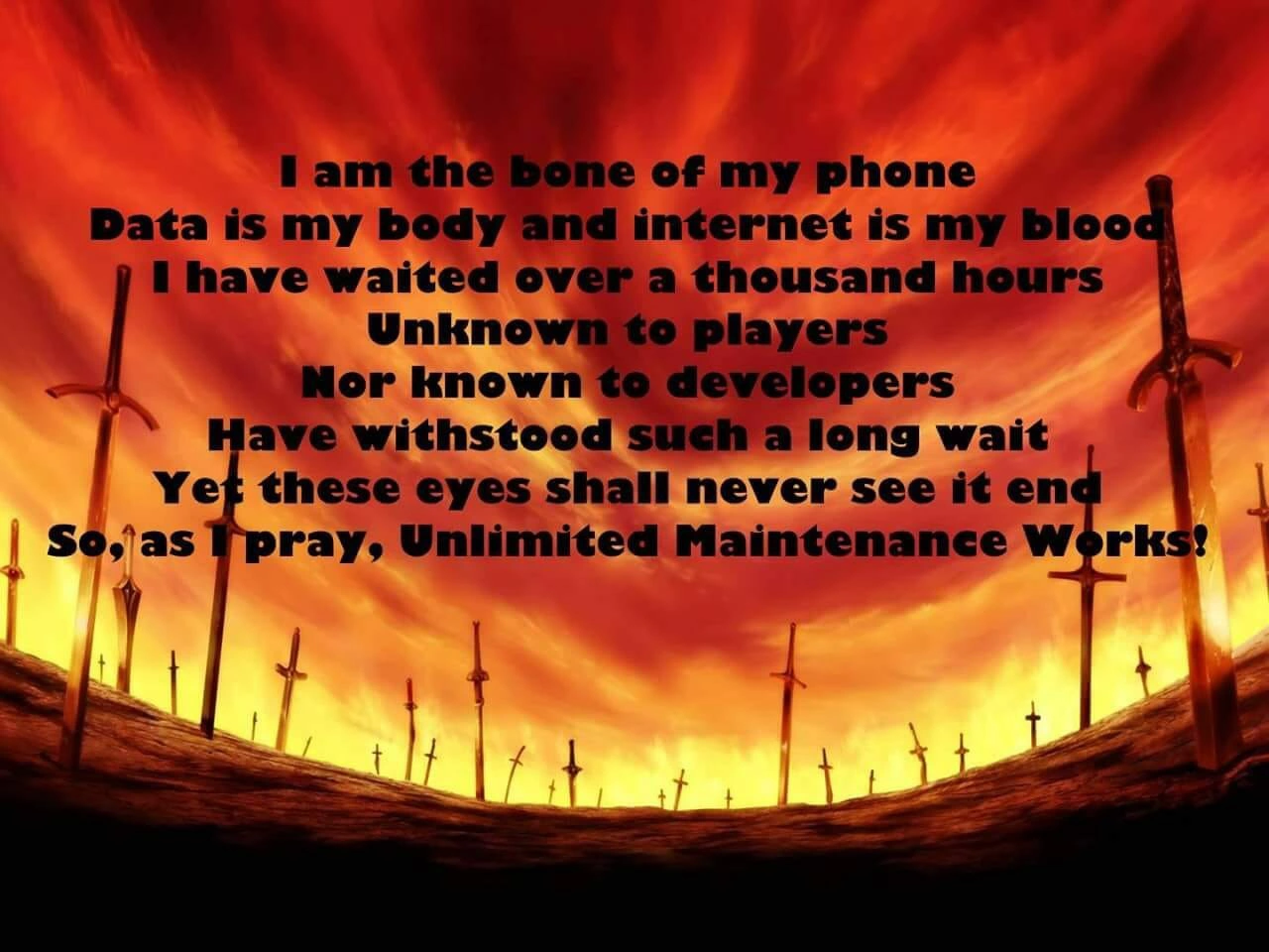 Unlimited maintenance works | Fandom