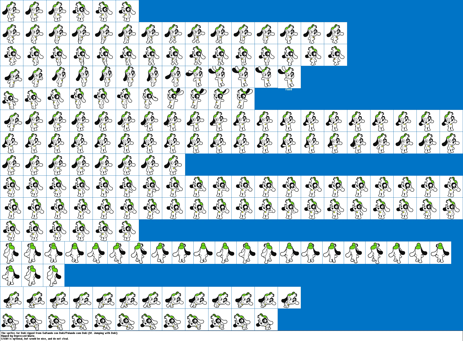 Todos Los Sprites De Saltando Con Doki | Fandom