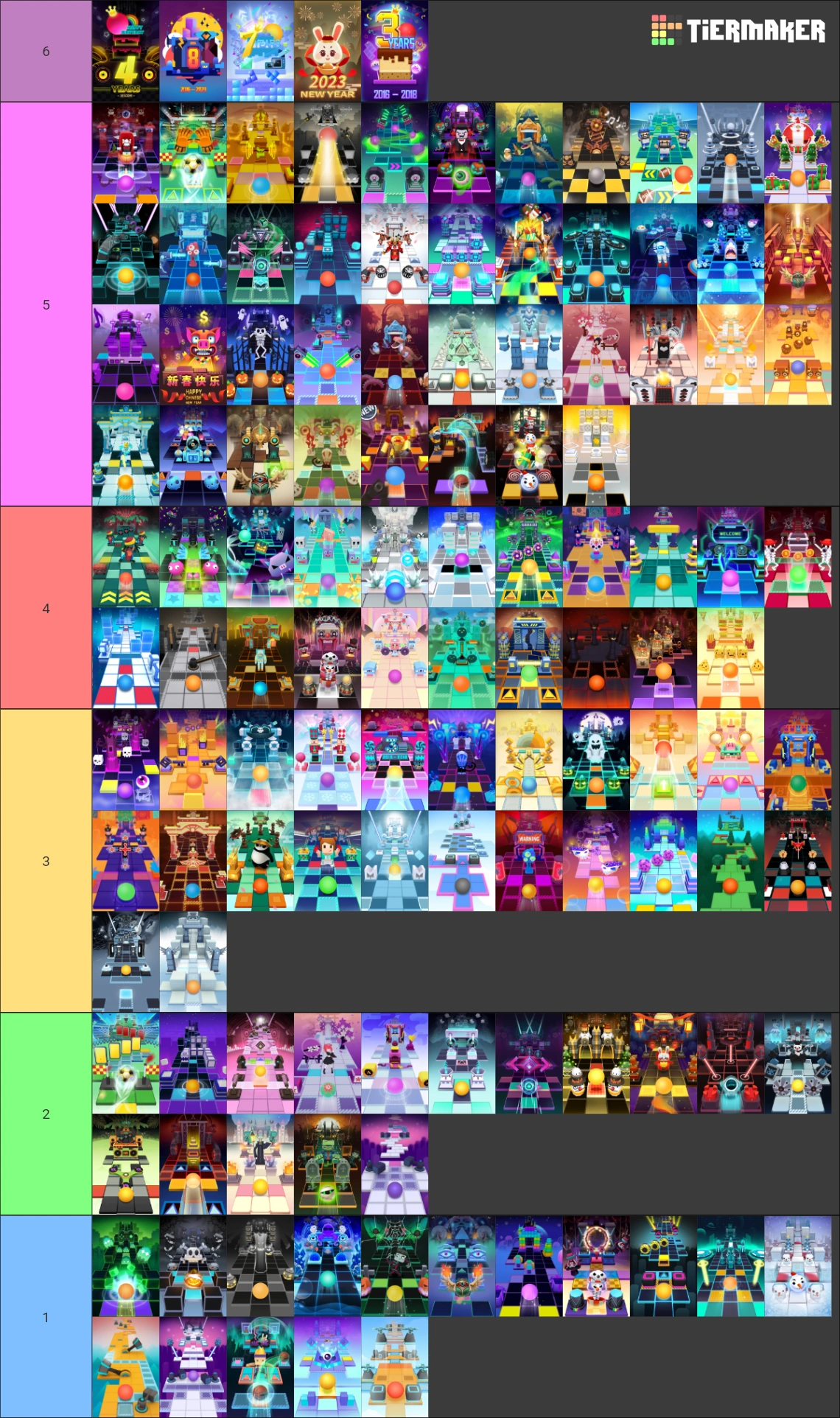 100% personal subjective order of difficulty | Fandom