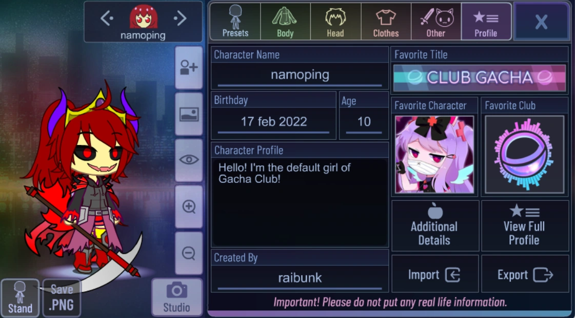 something I did in gacha club | Fandom