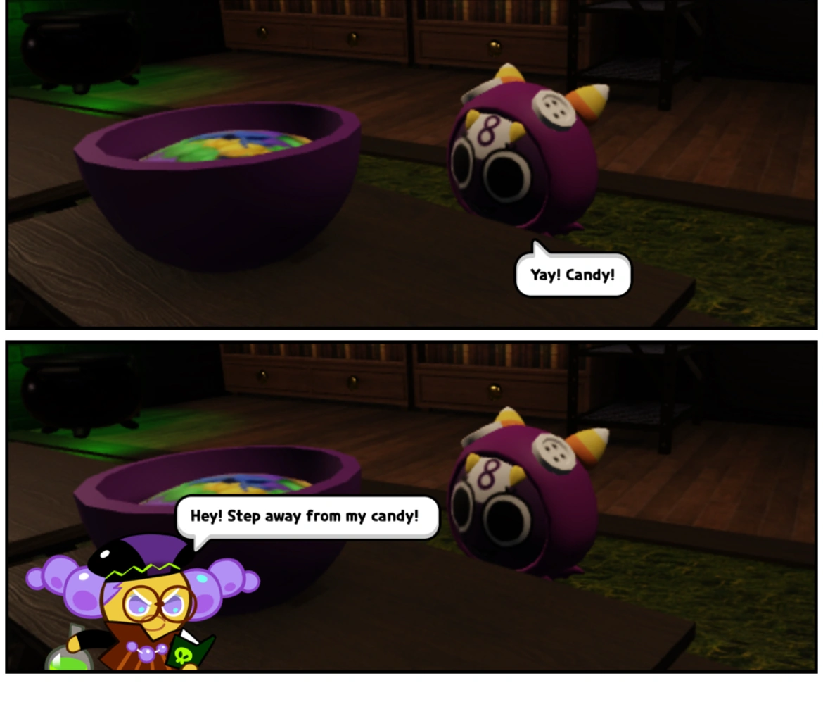 Toodles tries to steal alchemist cookie’s candy | Fandom