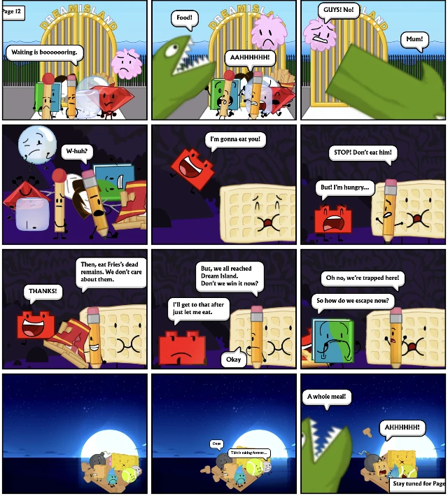 Battle for Dream Island: The Movie “Journey to Dream Island” Page 12 ...