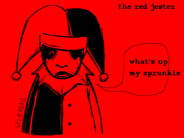 red jester thingy | Fandom
