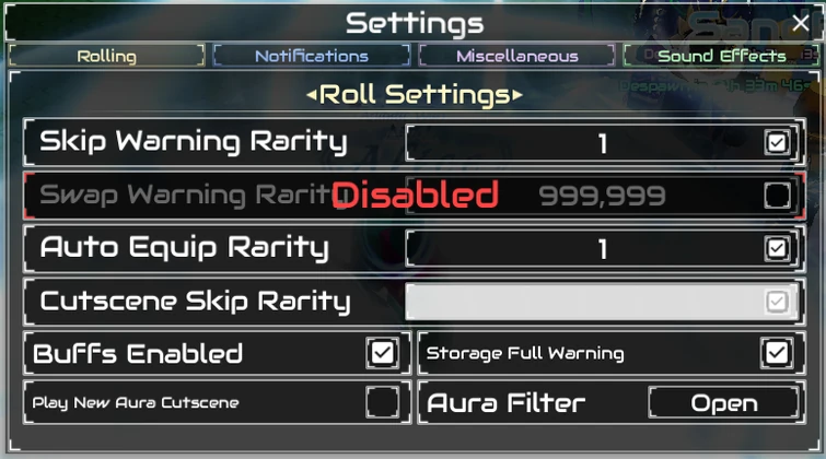 are my rolling settings good? | Fandom