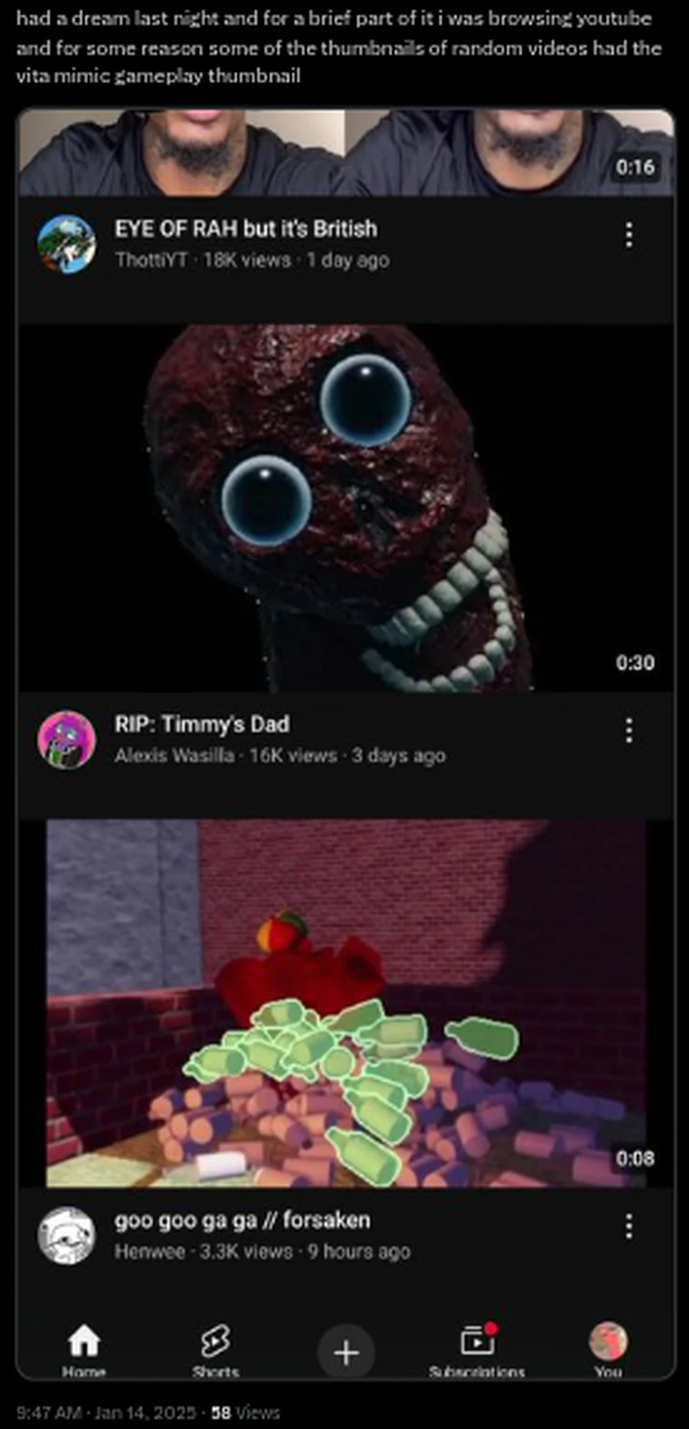 a very random dream someone had | Fandom