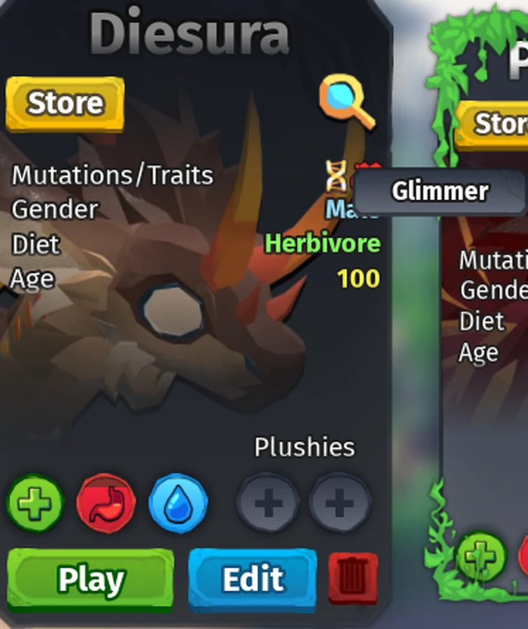 how much would a glimmer mut diesura slot be worth? | Fandom