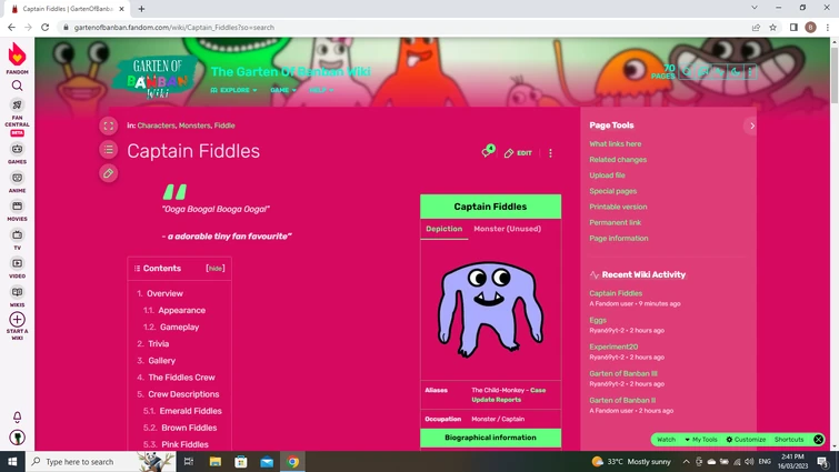 WHO THE HELL VANDALIZED CAPTAIN FIDDLES!?!?!? | Fandom