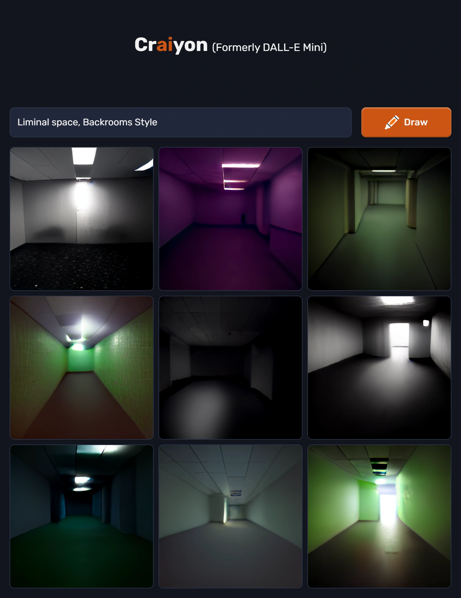 I took some screenshots of Craiyon. | Fandom