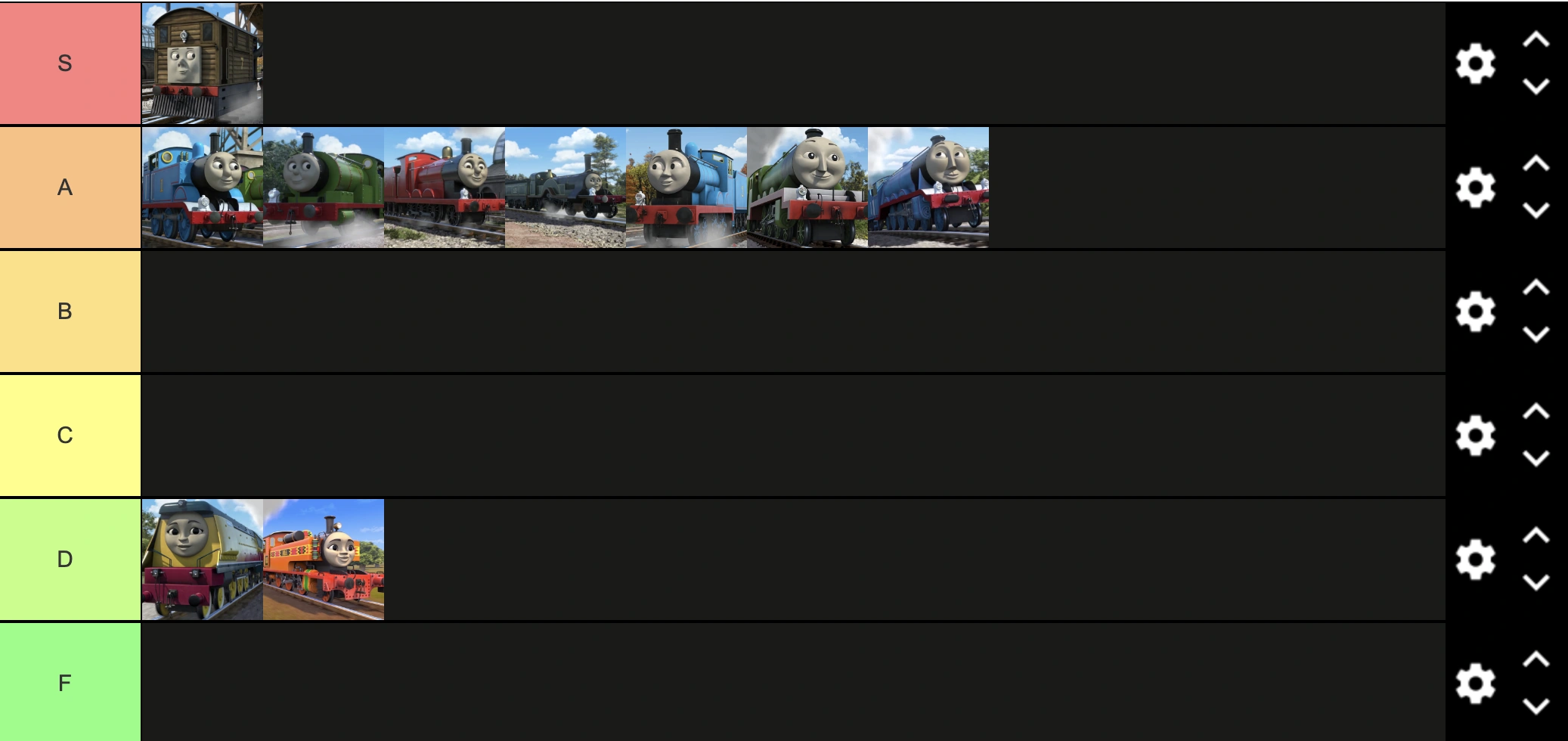 When you adore all of the classic steam team and are too lazy to ...