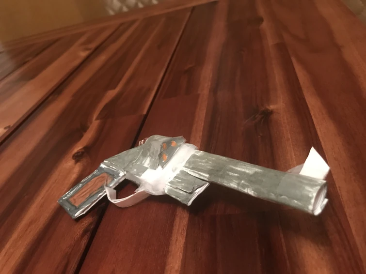 I tried to make cowboys gun out of origami | Fandom