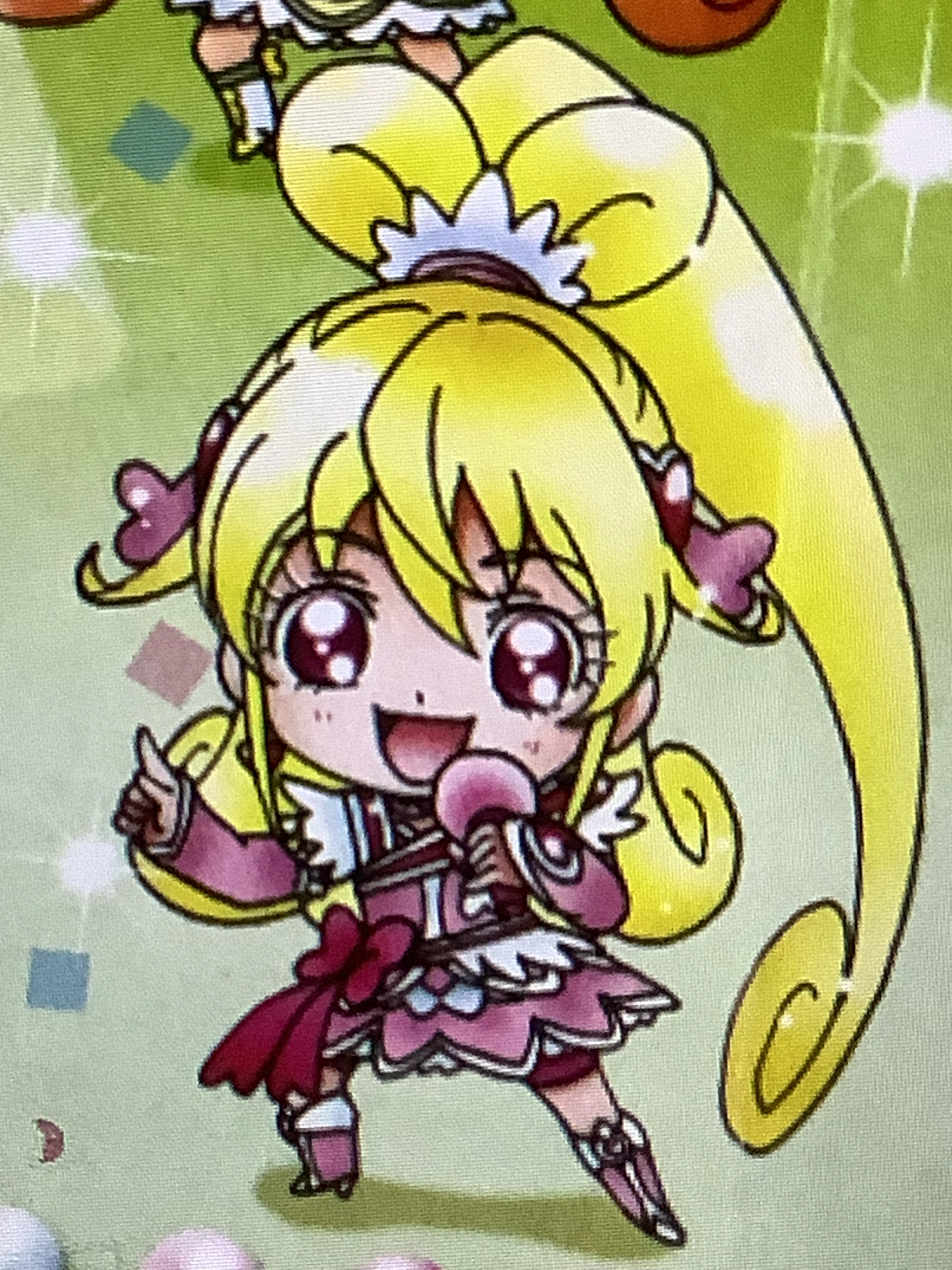 Chibi Cure heart with a microphone | Fandom