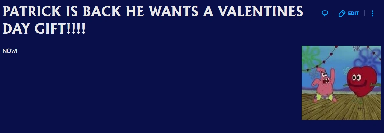 patrick | Fandom