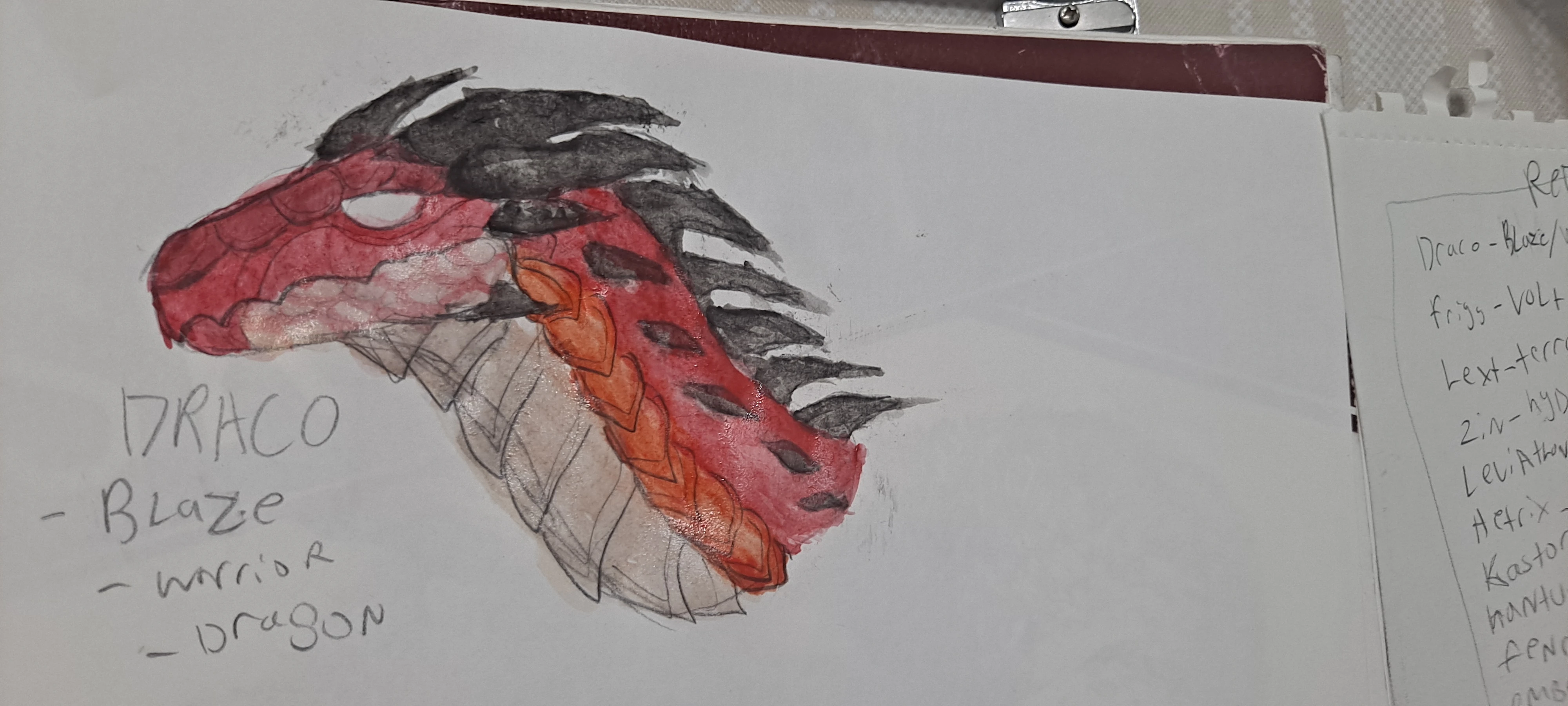 Silly dragon from obscure mobile game (water color practice !?!?) | Fandom