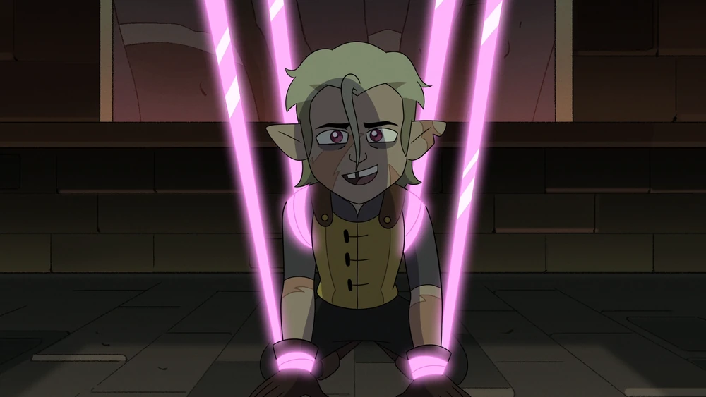 Why are hunter’s eyes pink in Luz’ nightmare | Fandom