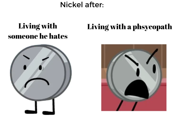 imagine ii nickel swapped with bfb nickel | Fandom