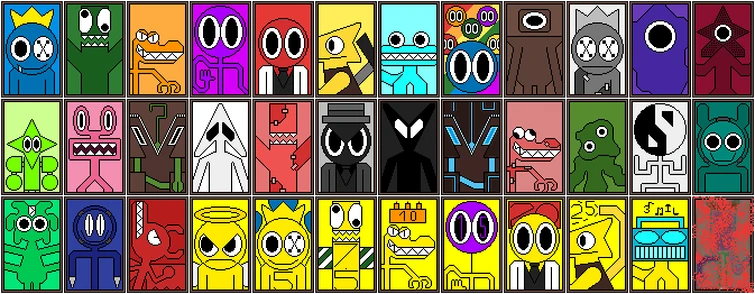 Art of official and fanmade (by me) Rainbow Friends! | Fandom