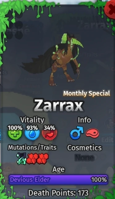 SELLING GLOWTAIL DOUBLE RED ZARRAX! | Fandom