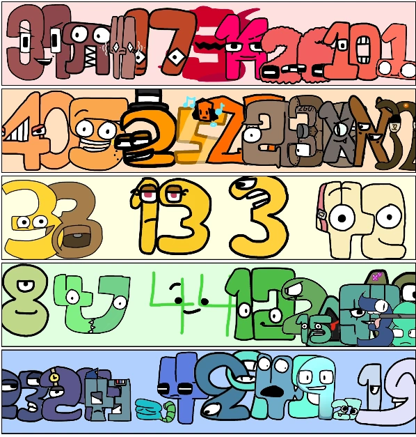 number lore season 1 in rainbow order red-blue | Fandom