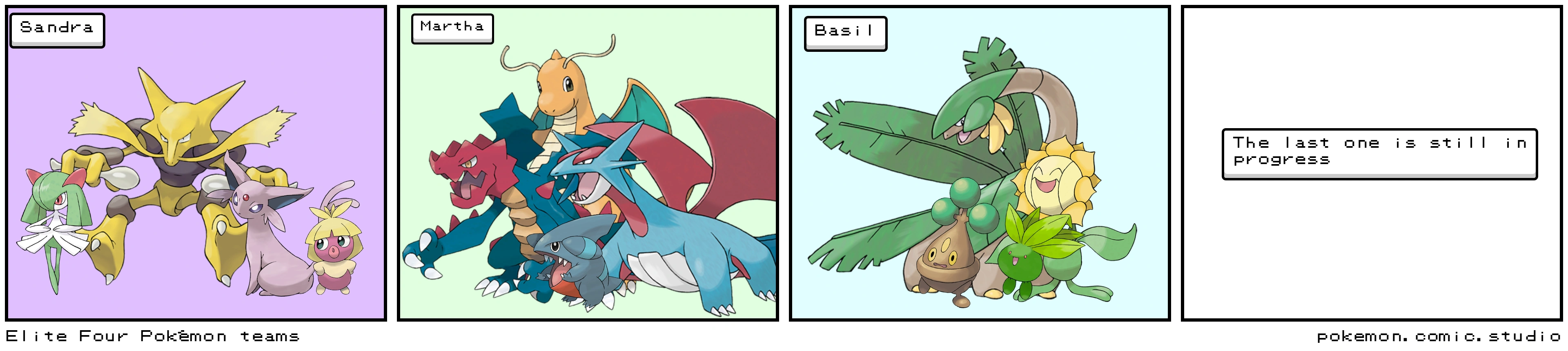 Elite Four Pokémon teams | Fandom
